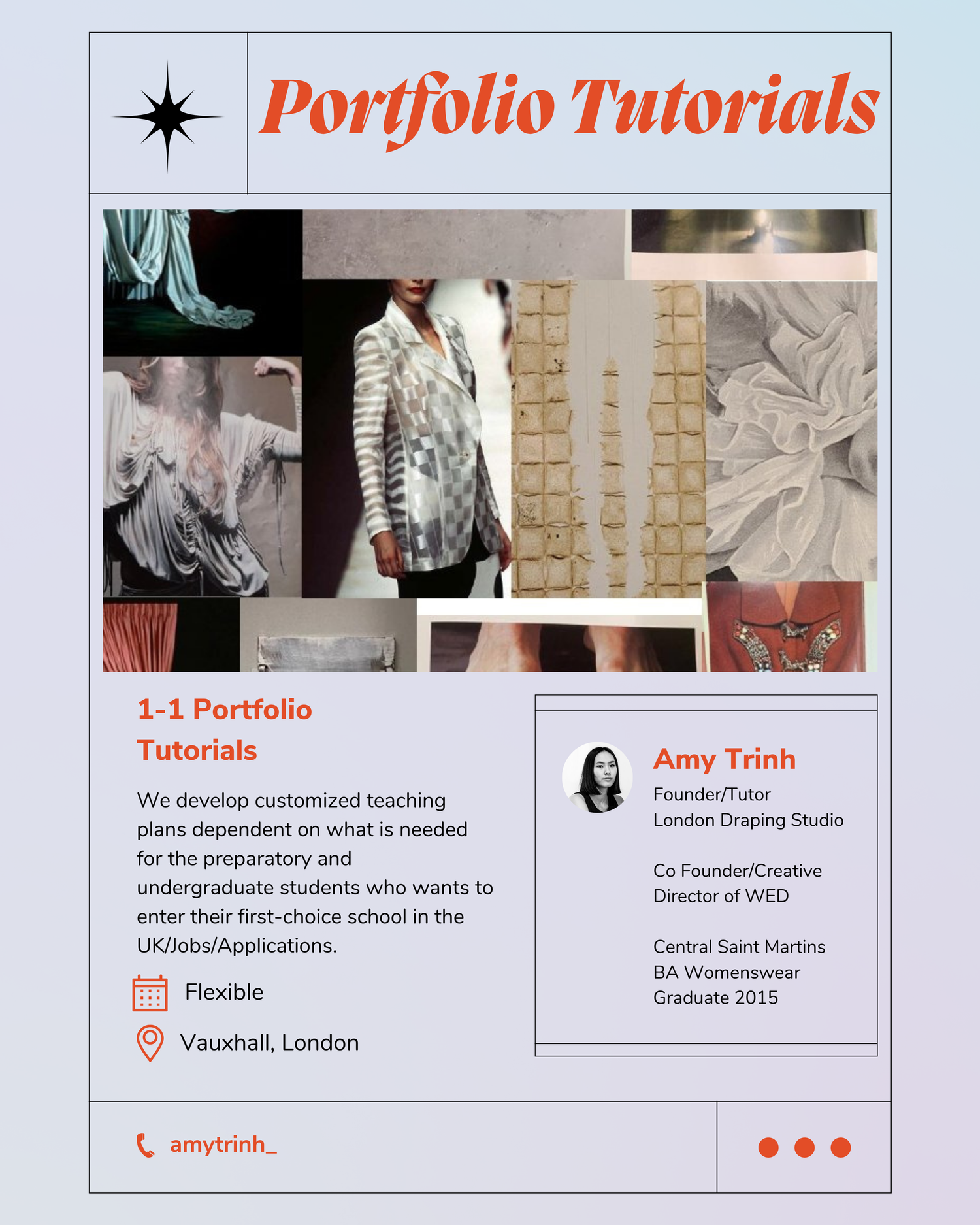 Portfolio Preparation — London Draping Studio