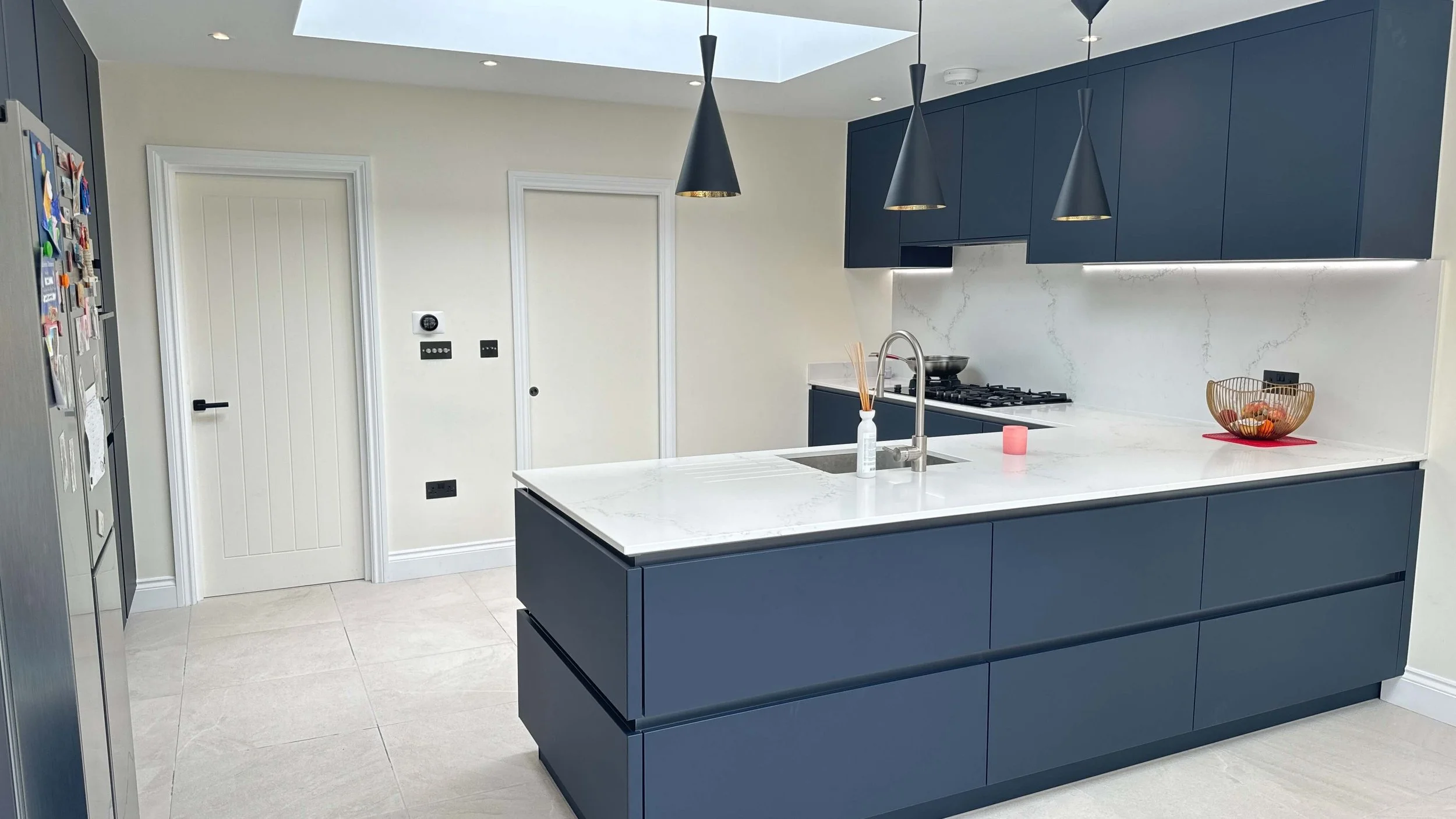 Midnight Blue Kitchen in Petts Wood | BCK Interiors