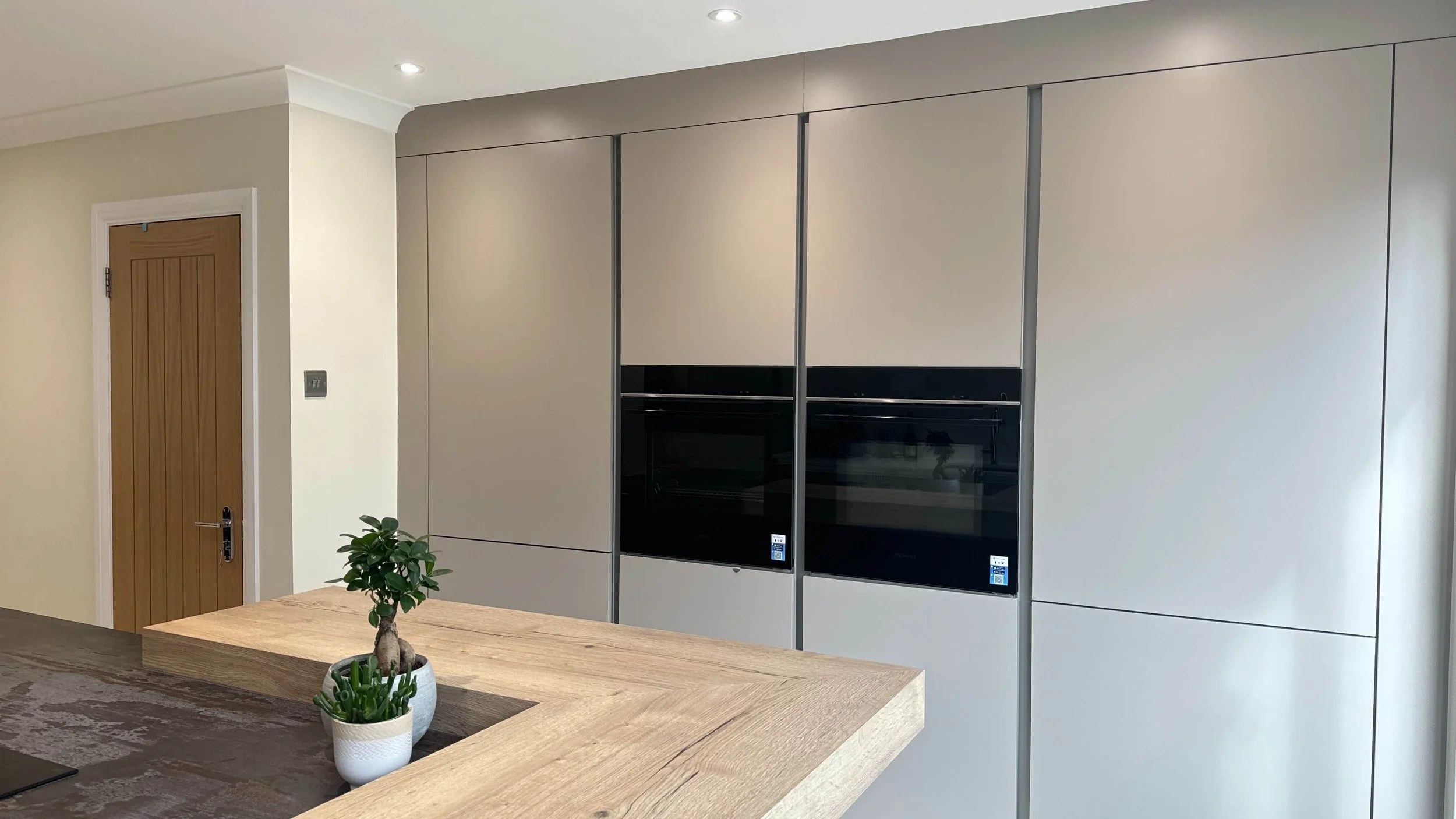 Contemporary Stone Grey Kitchen in Greenwich | BCK Interiors