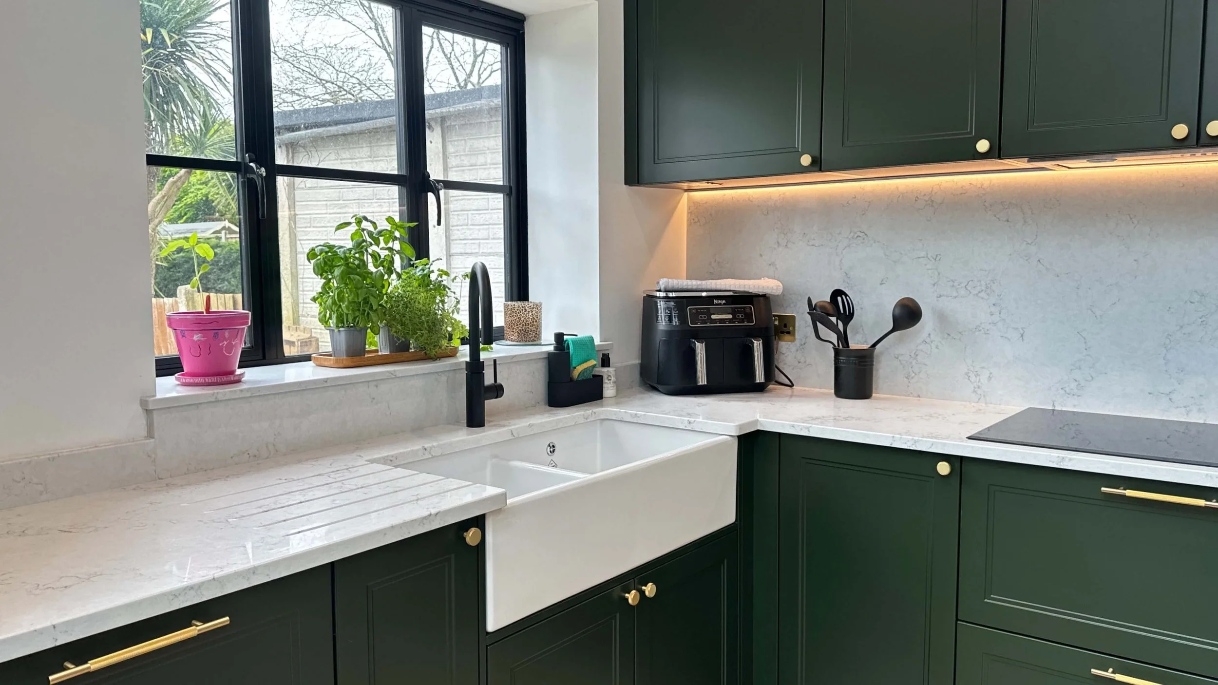 Bottle Green Kitchen in Eltham | BCK Interiors