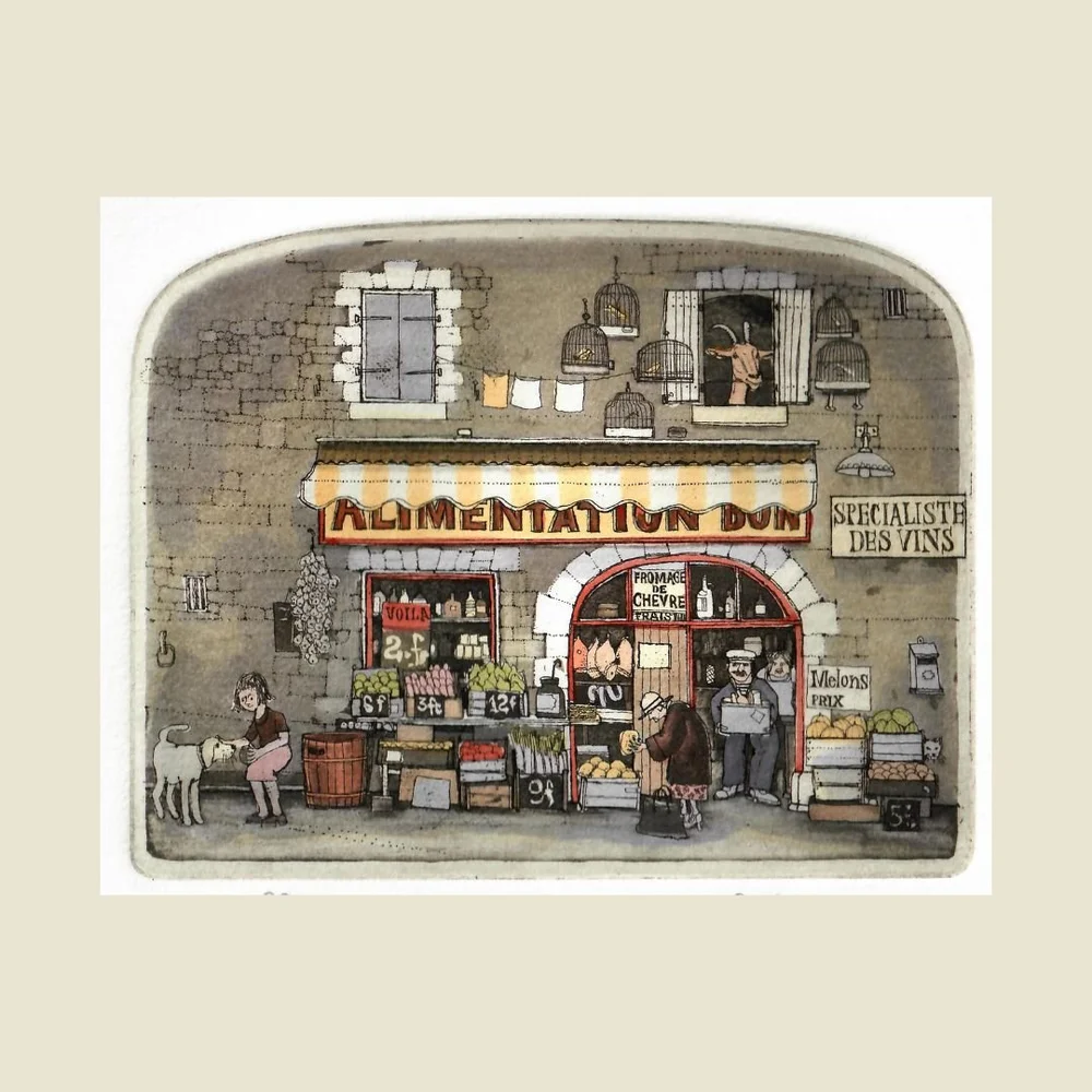 Gallery shop etchings by artist — Graham Clarke