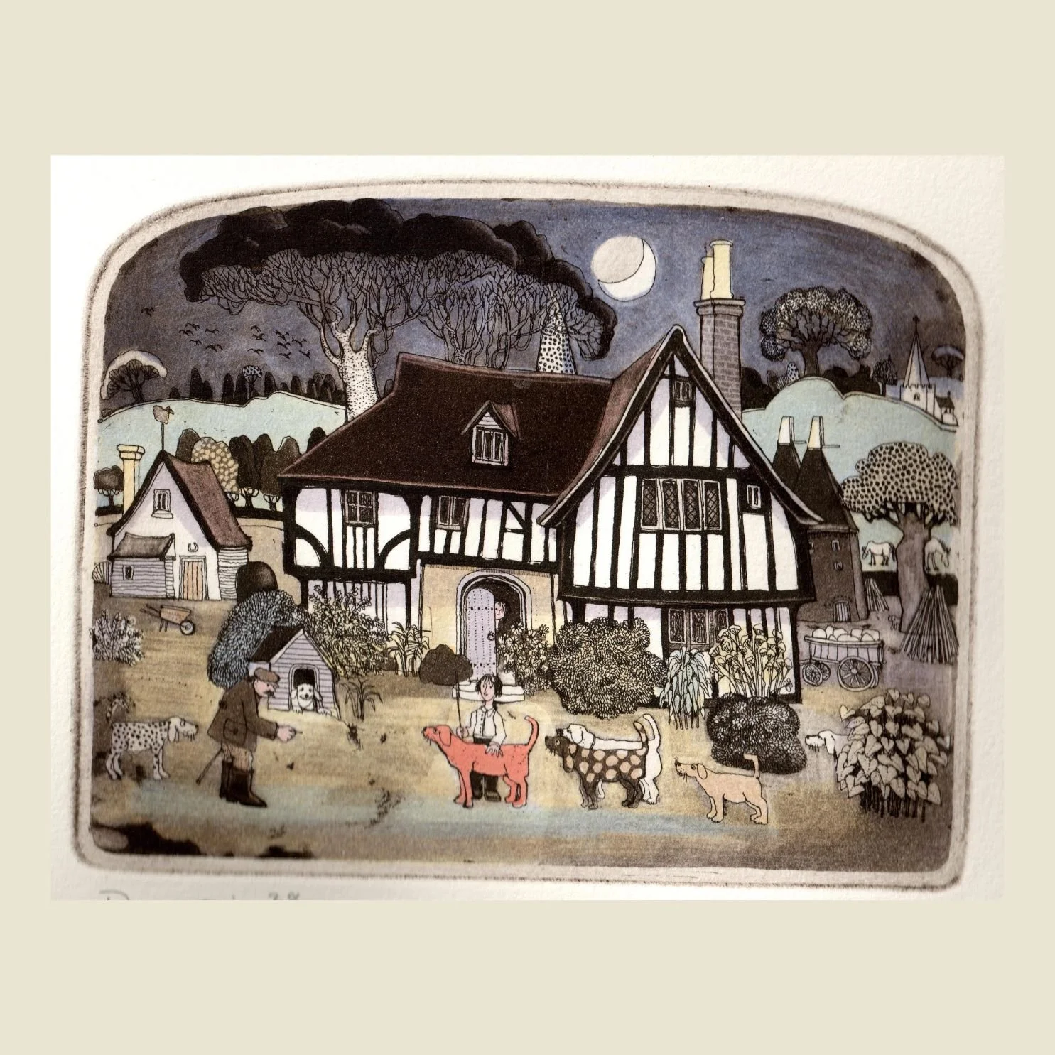 Gallery shop etchings by artist — Graham Clarke