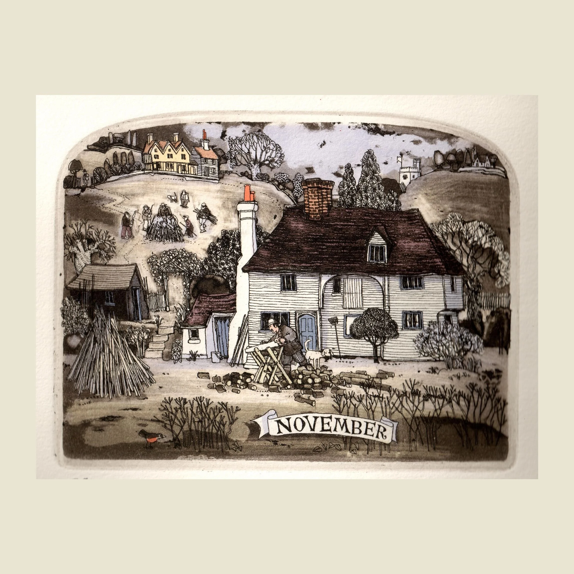 Gallery shop etchings by artist — Graham Clarke