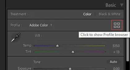 How to create and use color profiles In Lightroom CC and Camera Raw ...