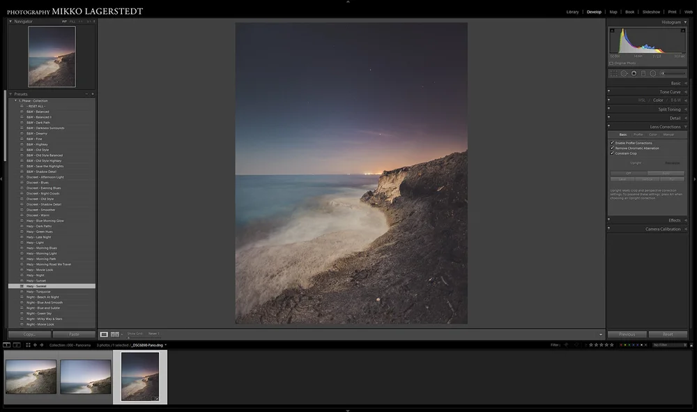 How to Create A Night Panorama With Lightroom CC — Mikko Lagerstedt