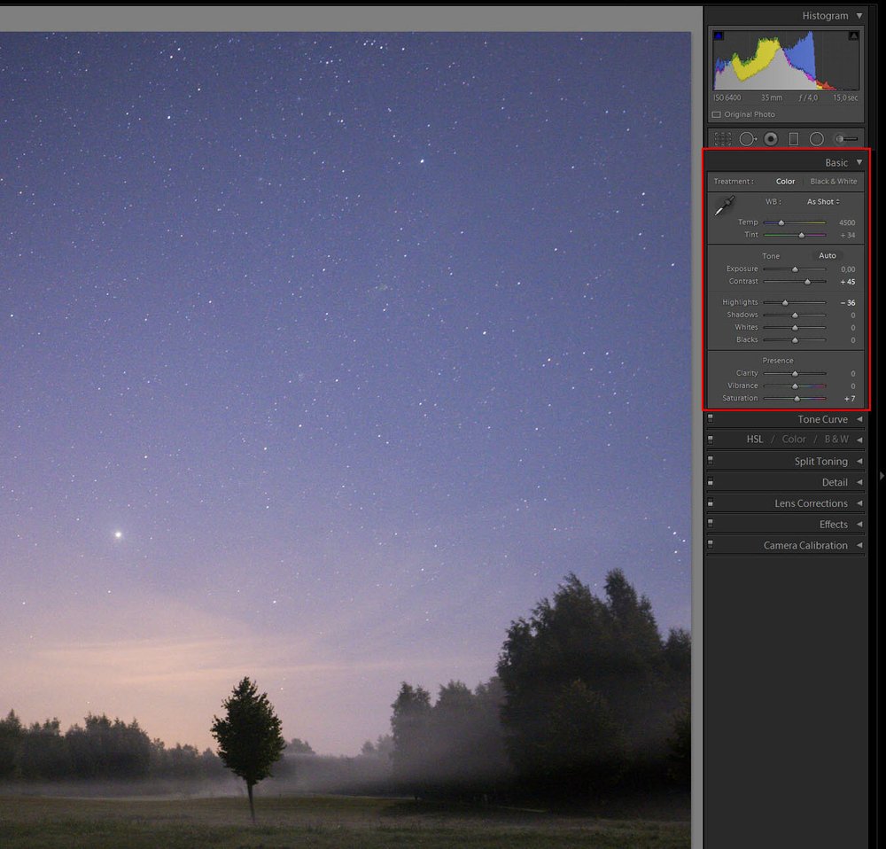 How To Process Star & Night Sky Pictures in Lightroom 5 & Photoshop ...