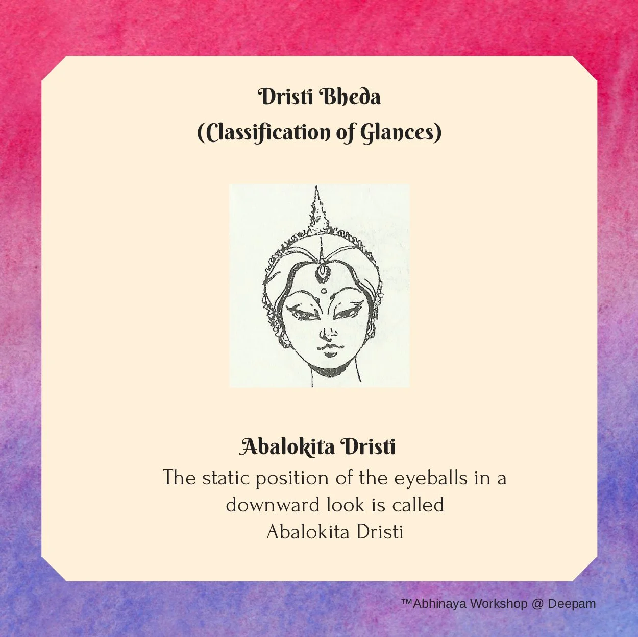 Drishti Bheda: Connecting through the eyes — Deepam Odissi Academy