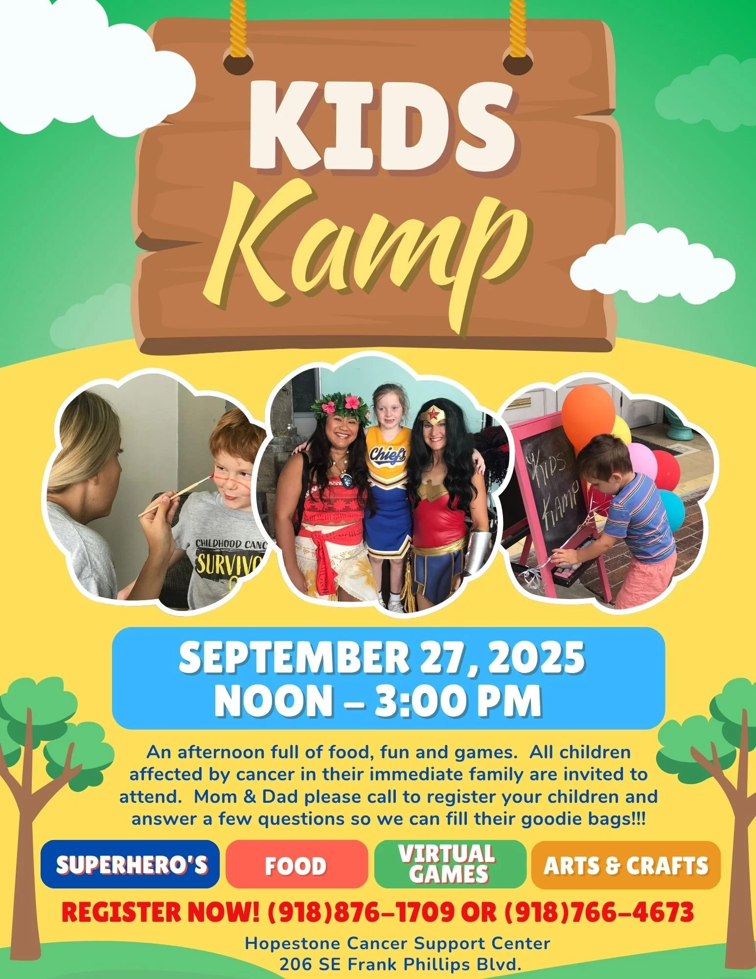 Kids Kamp Gallery — Hopestone Cancer Support Center of Bartlesville