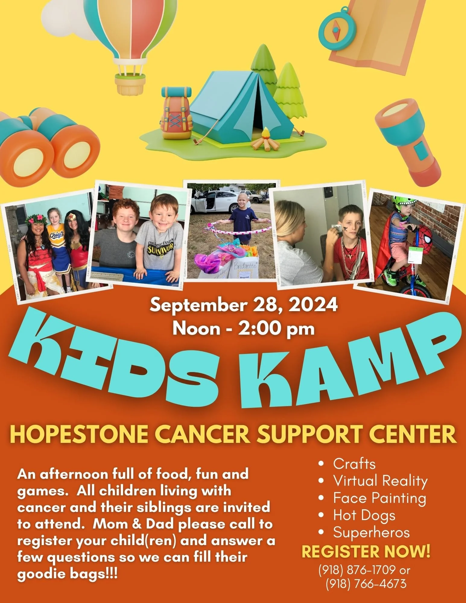 Kids Kamp Gallery — Hopestone Cancer Support Center of Bartlesville