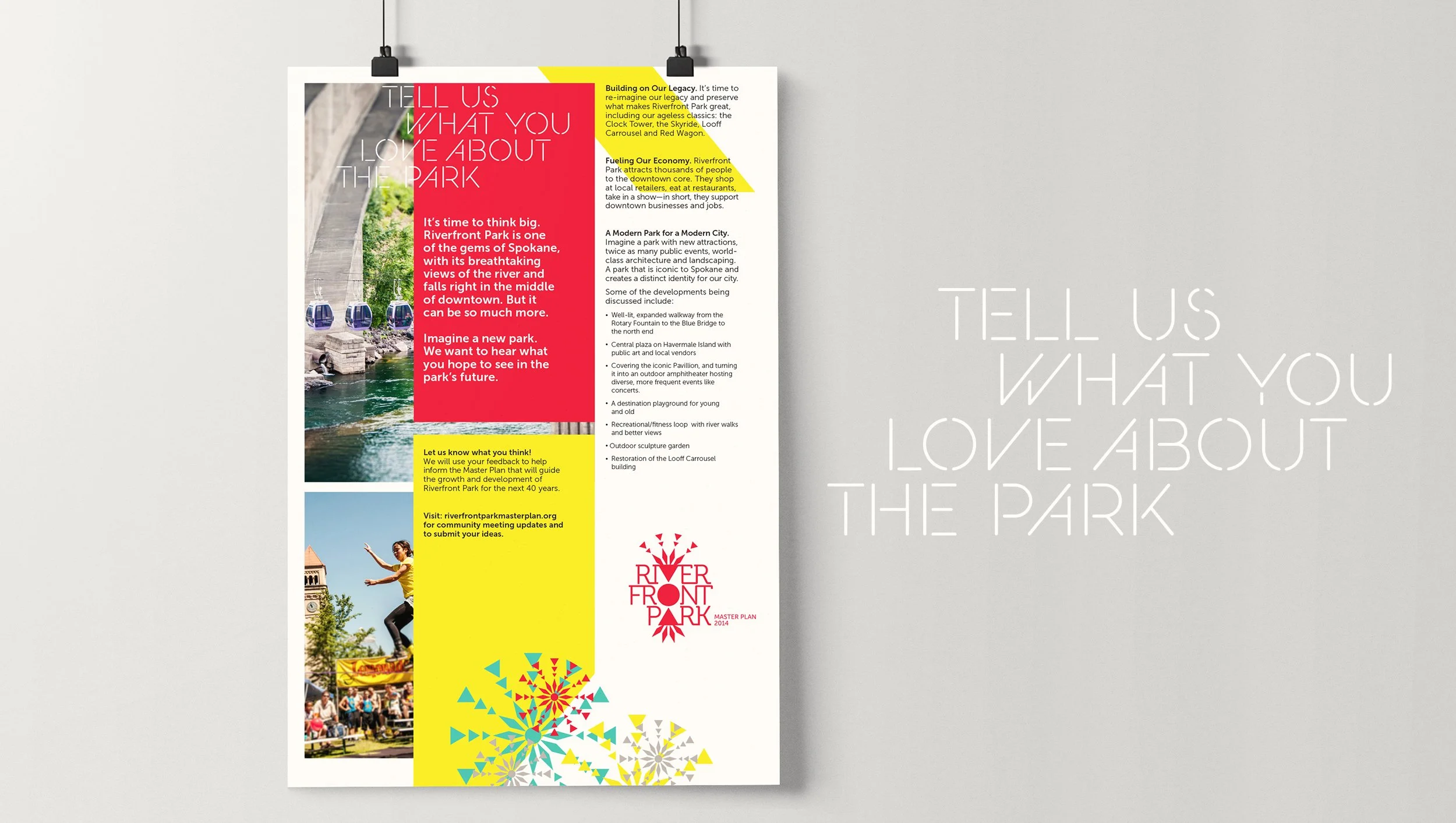 Riverfront Park Revitalization Campaign — Seve7n Design