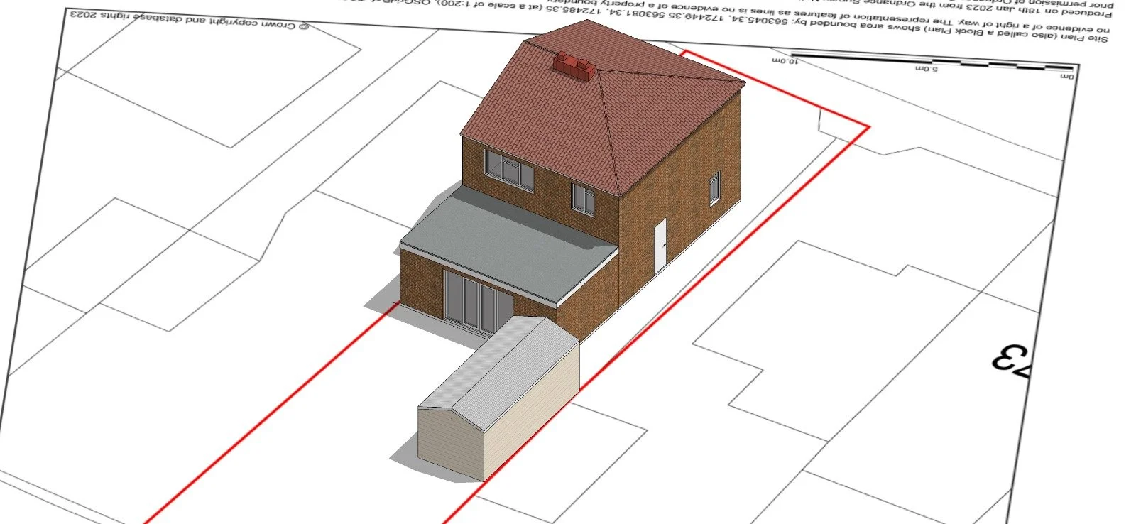What are side and rear extensions? — ADrawings LTD