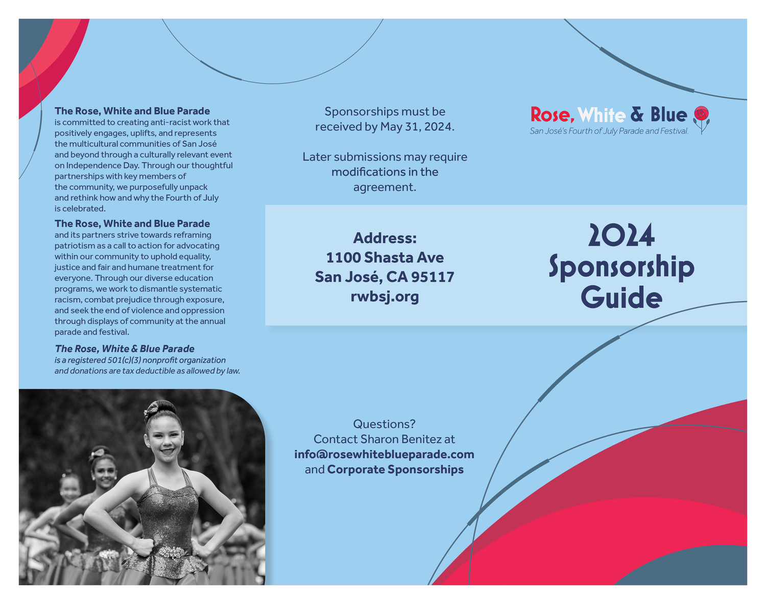 2024 Sponsorship Guide — Rose, White and Blue