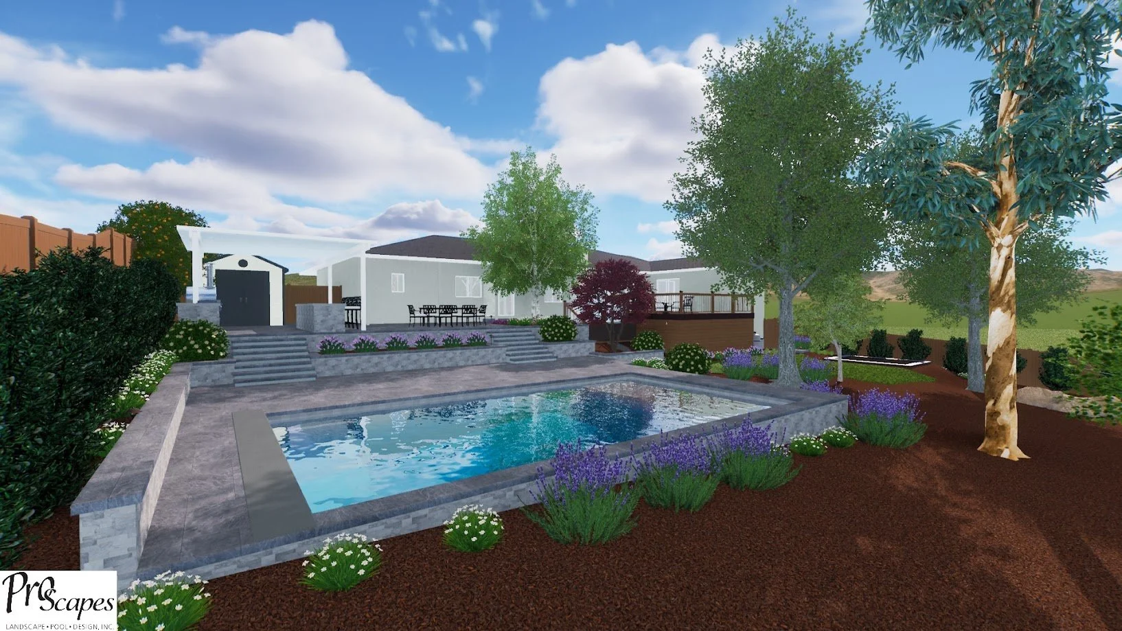 ProScapes Design Pool Landscape