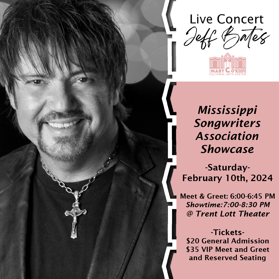 MSA Presents Jeff Bates — The Mary C. O'Keefe Cultural Arts Center
