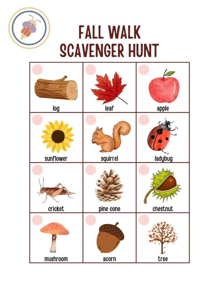 Free Printable Scavenger Hunts for Preschool to Kindergarten: Year ...