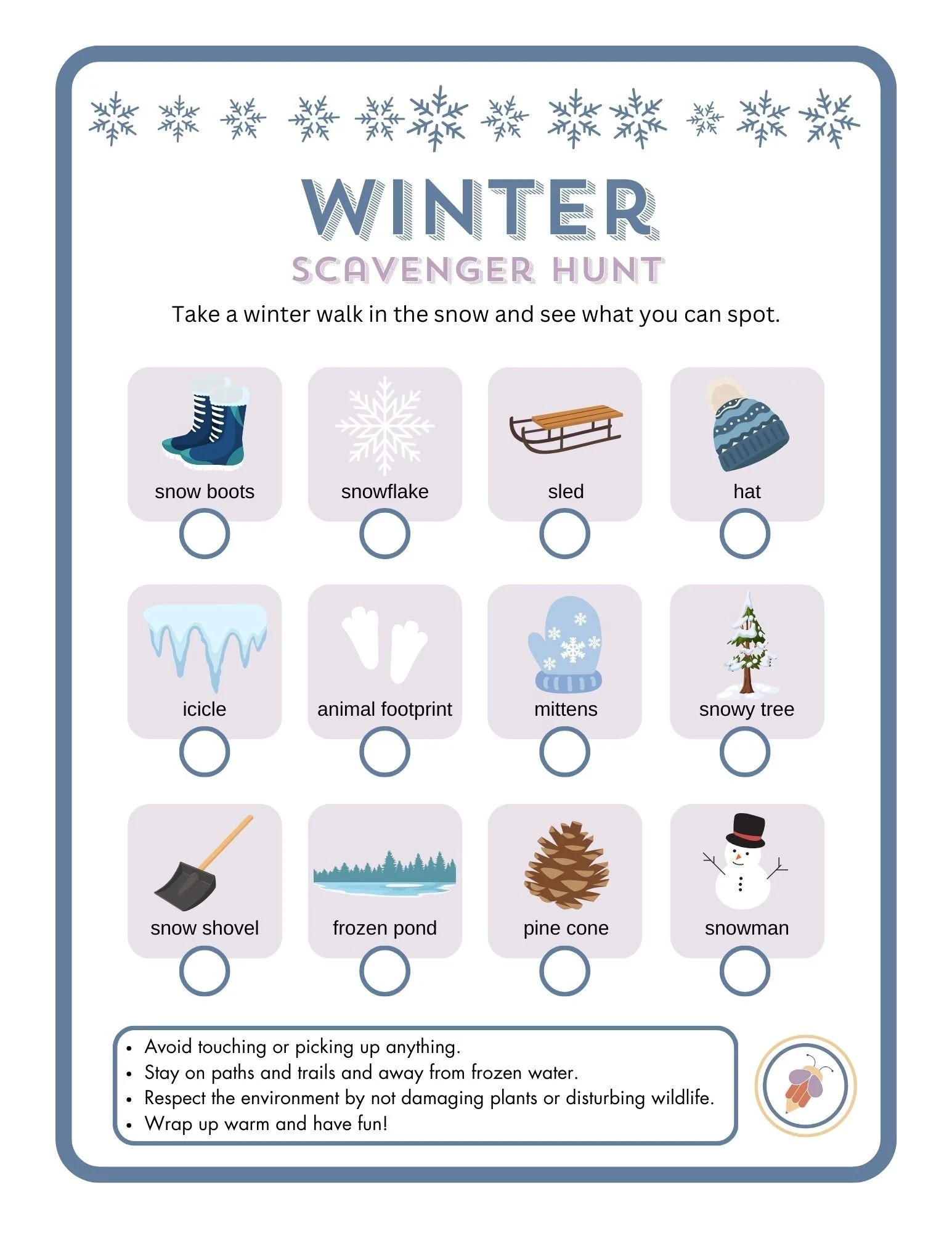 Free Printable Scavenger Hunts for Preschool to Kindergarten: Year ...