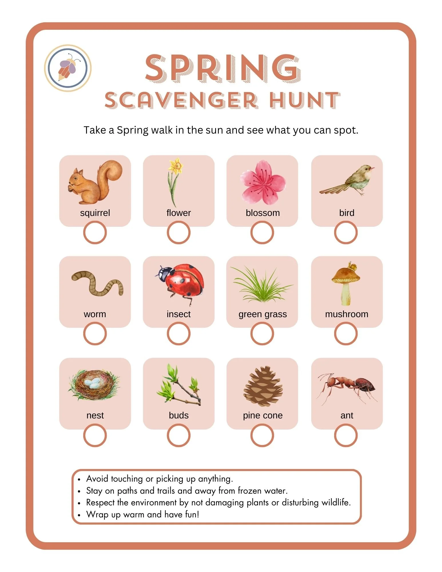 Free Printable Scavenger Hunts for Preschool to Kindergarten: Year ...