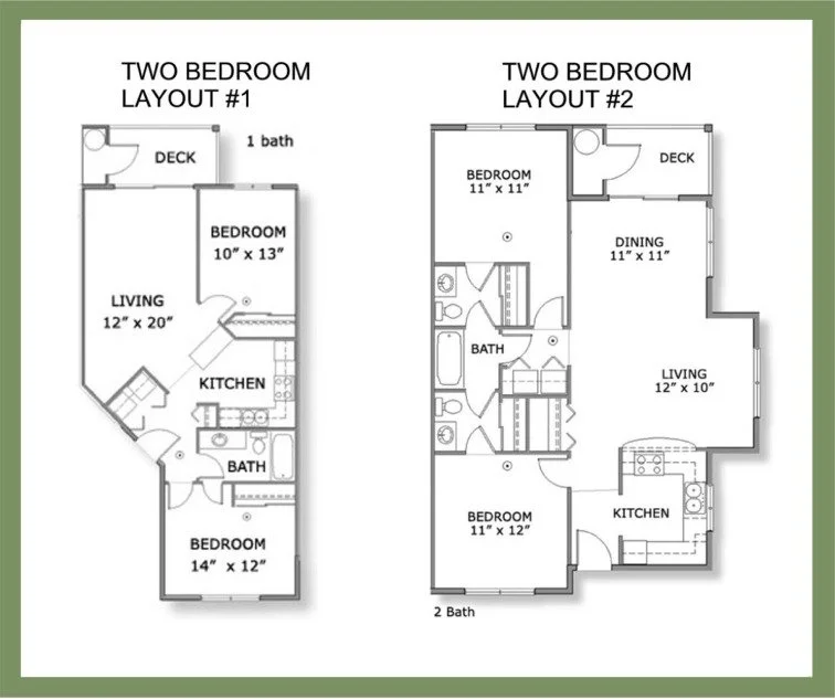 Two Bedroom Units — GardenHome Apartments - Bellingham, WA