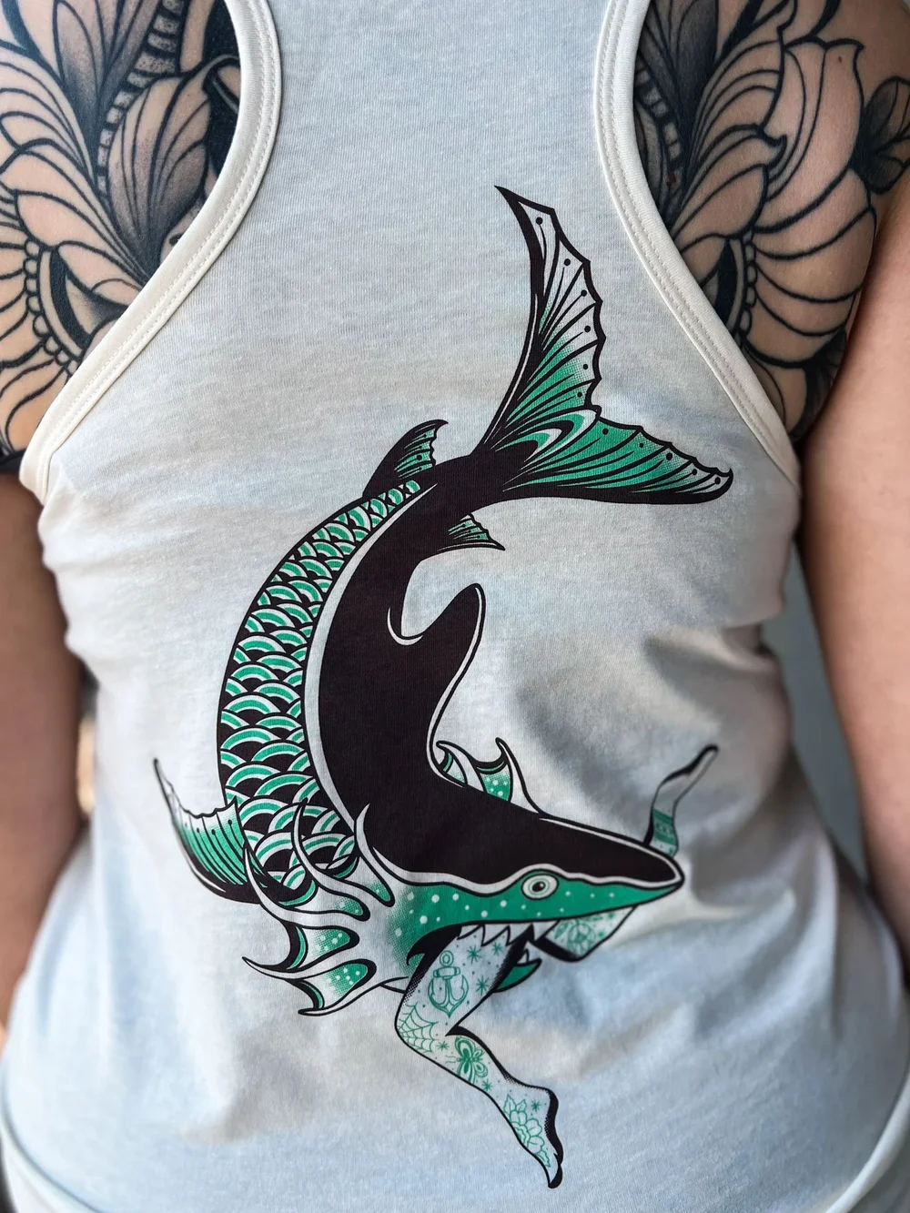 Tank back tattoo - Bronctattooaus.com