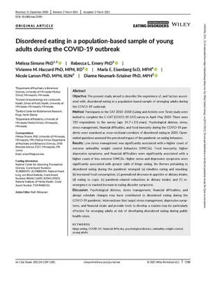Disordered Eating During Covid 19 Think Through Nutrition