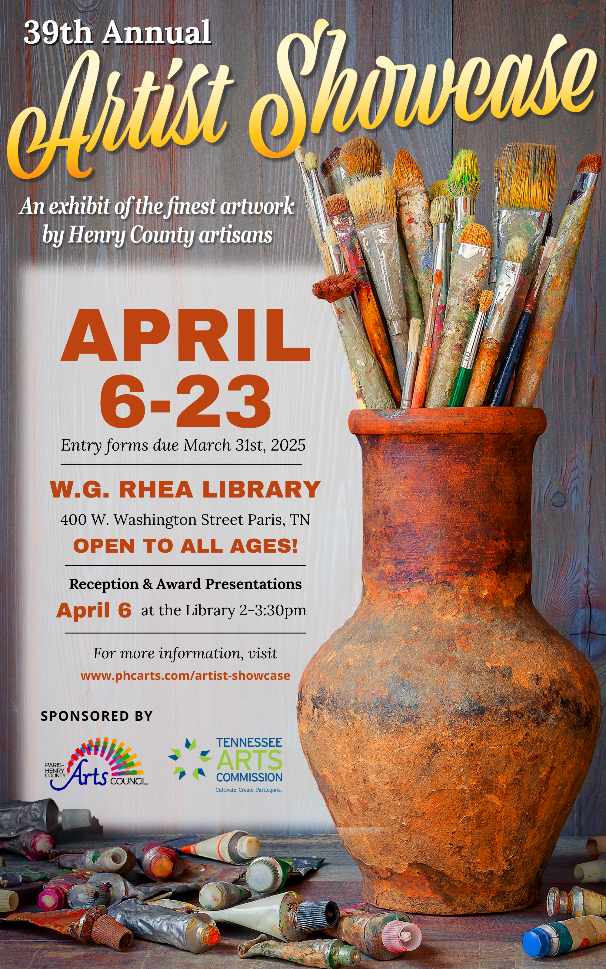 Arts Council Prepares for the 39th Annual Artist Showcase