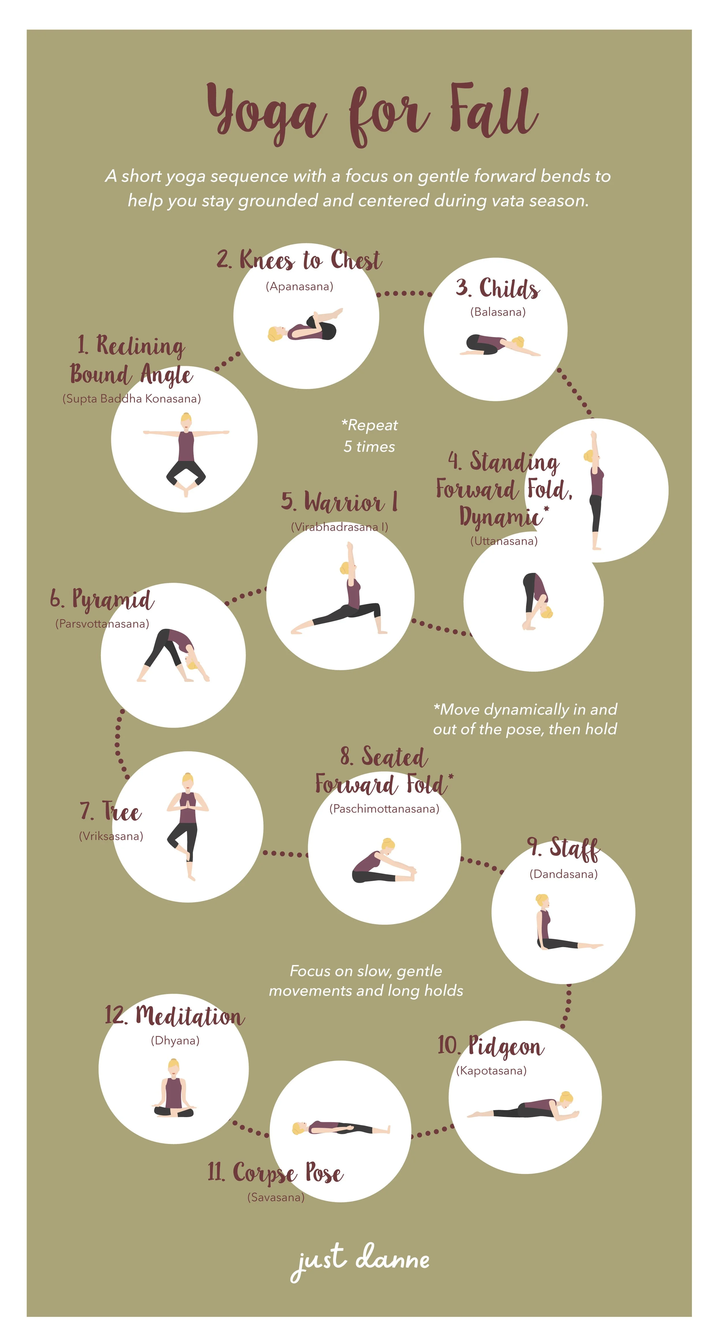 A Short Yoga Sequence for Fall — Just Danne