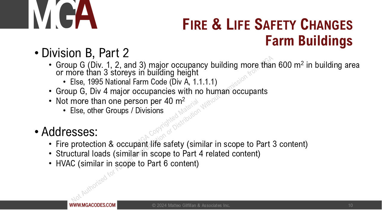 2024 OBC Part 3 Changes Presentation — Matteo Gilfillan & Associates Inc.