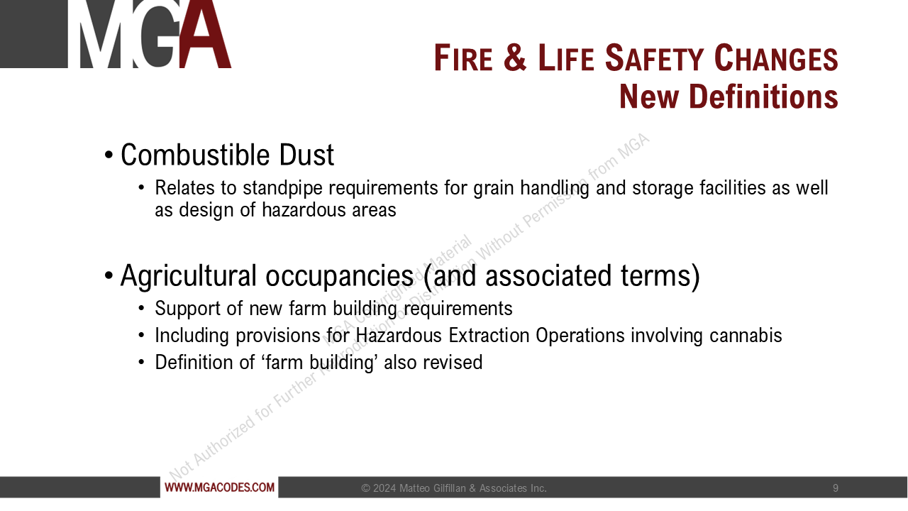 2024 OBC Part 3 Changes Presentation — Matteo Gilfillan & Associates Inc.