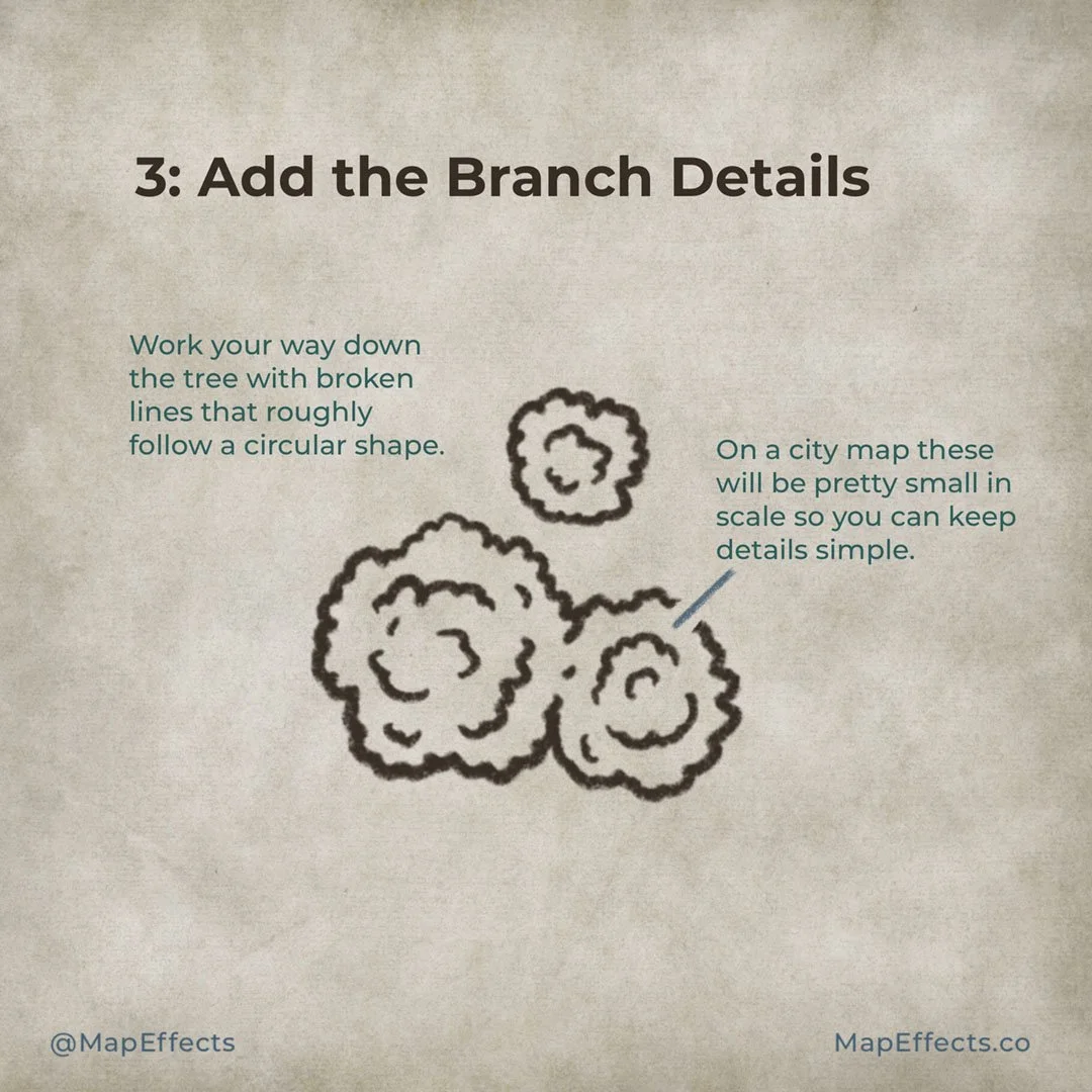 How to Draw Forests on Your City Maps in Top Down Perspective — Map Effects