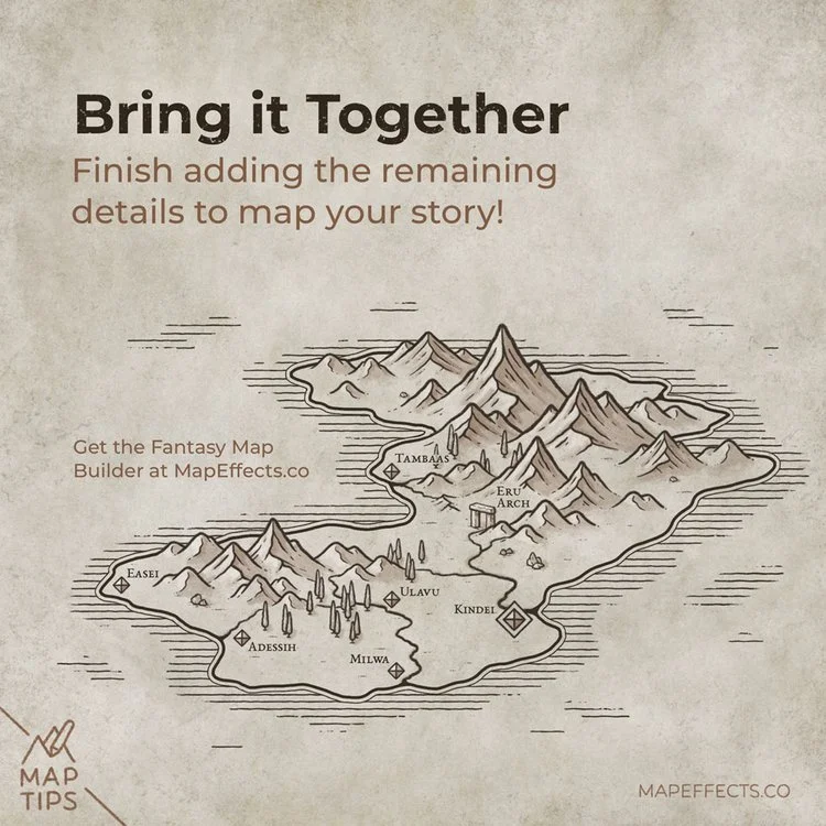 Easy Way to Add Ocean Hatching to Your Fantasy Maps — Map Effects