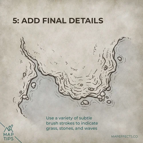 Drawing Cliffs on Coastlines in Top Down Perspective for Your Fantasy ...