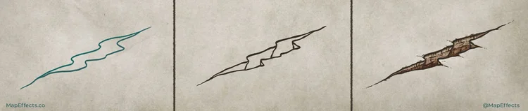How to Draw a Chasm on Your Fantasy Maps — Map Effects
