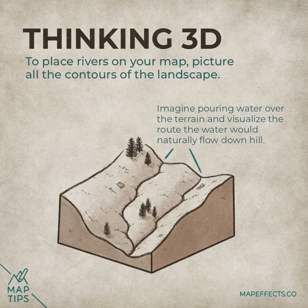Where to Draw Rivers on Your Fantasy Maps — Map Effects