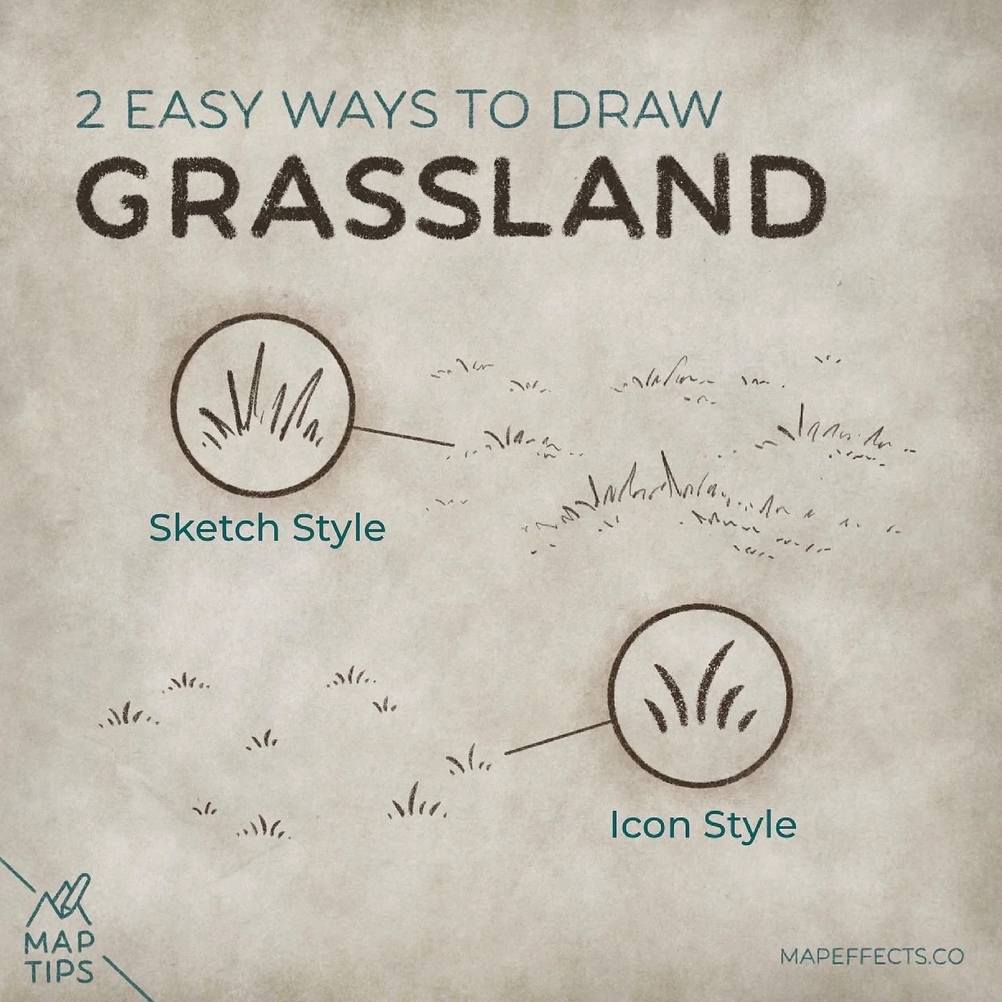2 Easy Ways to Draw Grassland on Your Fantasy Map — Map Effects