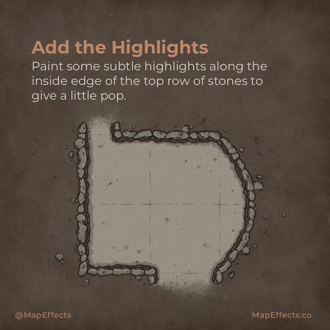 How to Draw Rough Stone Walls on Your Dungeon Maps — Map Effects