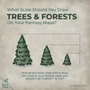 What Scale to Draw Trees & Forests on Fantasy Maps? — Map Effects