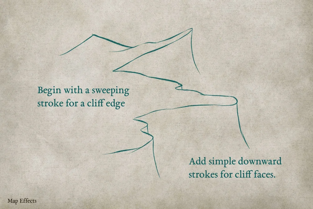 How to Draw Sea Arches on Fantasy Maps - Tutorial — Map Effects