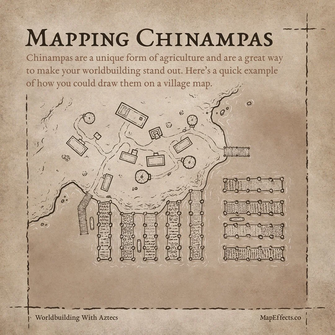 Floating Gardens - Worldbuilding with Aztecs — Map Effects