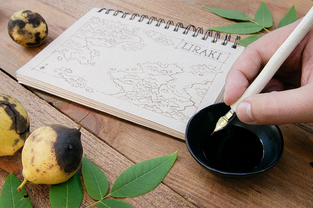 Making Your Own Ink From Walnuts — Map Effects