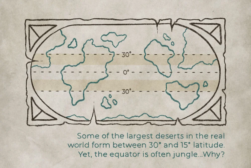 Where to Place Deserts On Your Map — Map Effects
