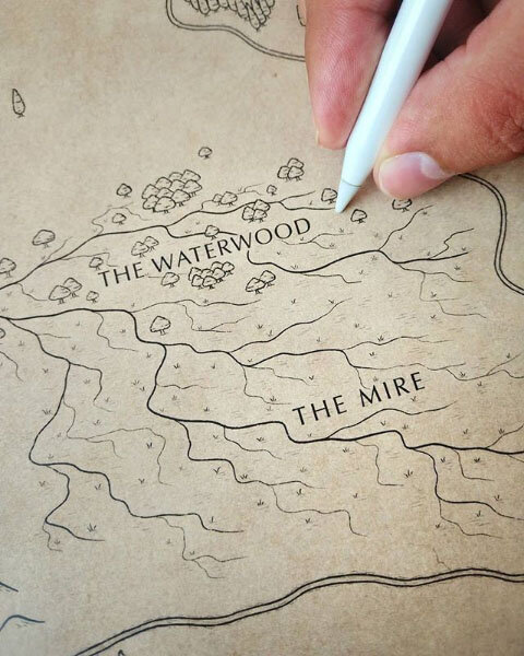 The Two Rivers Map | The Process — Map Effects