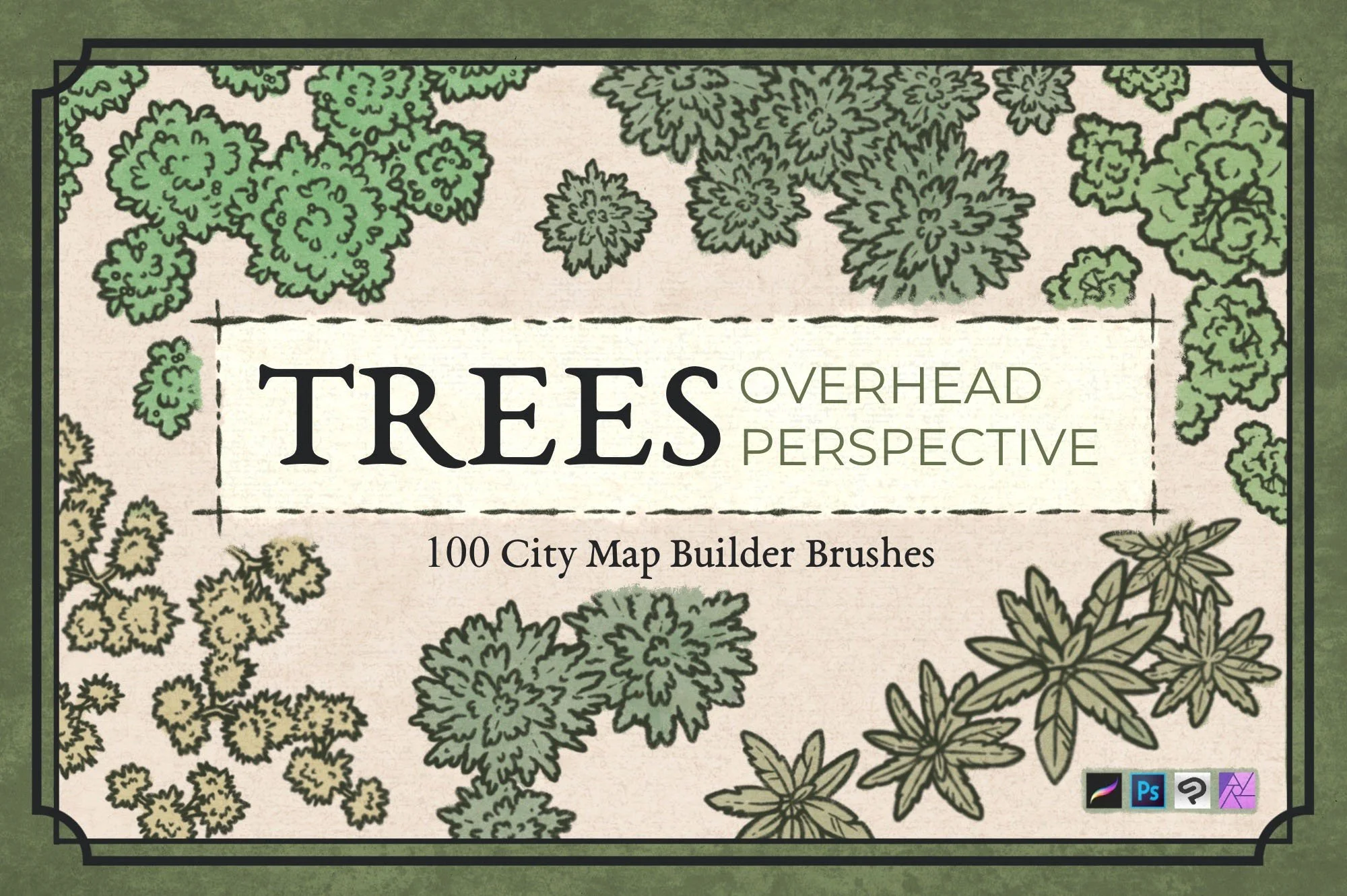 Tree Add On Pack for the City Map Builder — Map Effects