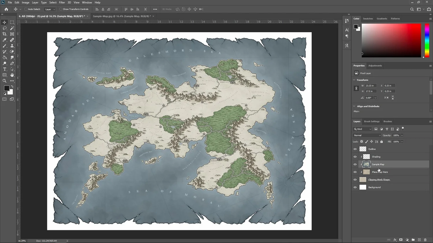 Ancient Borders — Map Effects