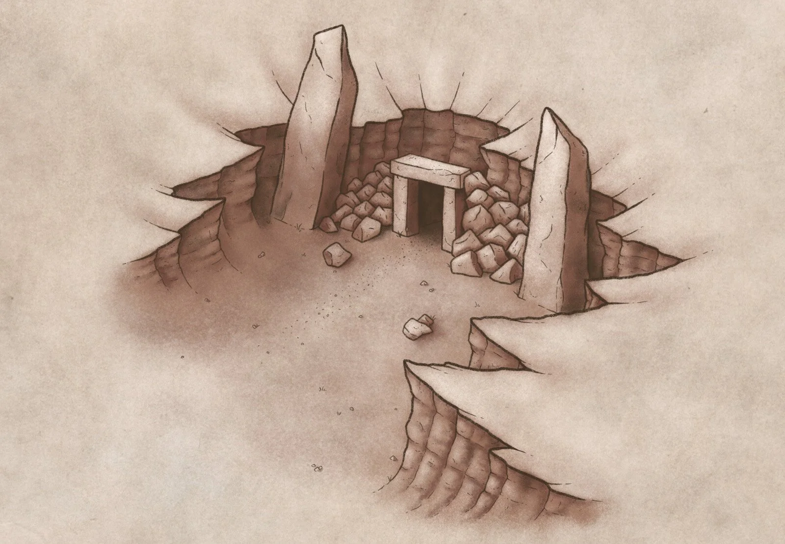 Modern Map Maker Essential Brushes for Procreate — Map Effects