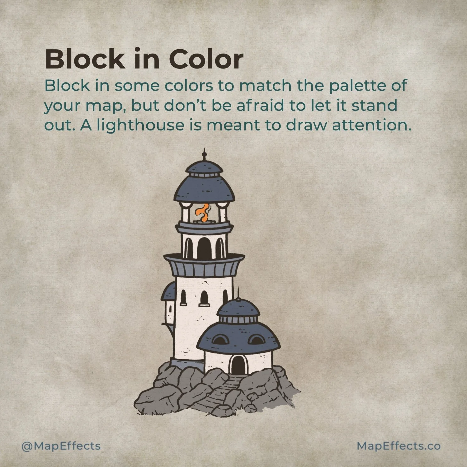 How to Draw A Lighthouse Icon — Map Effects