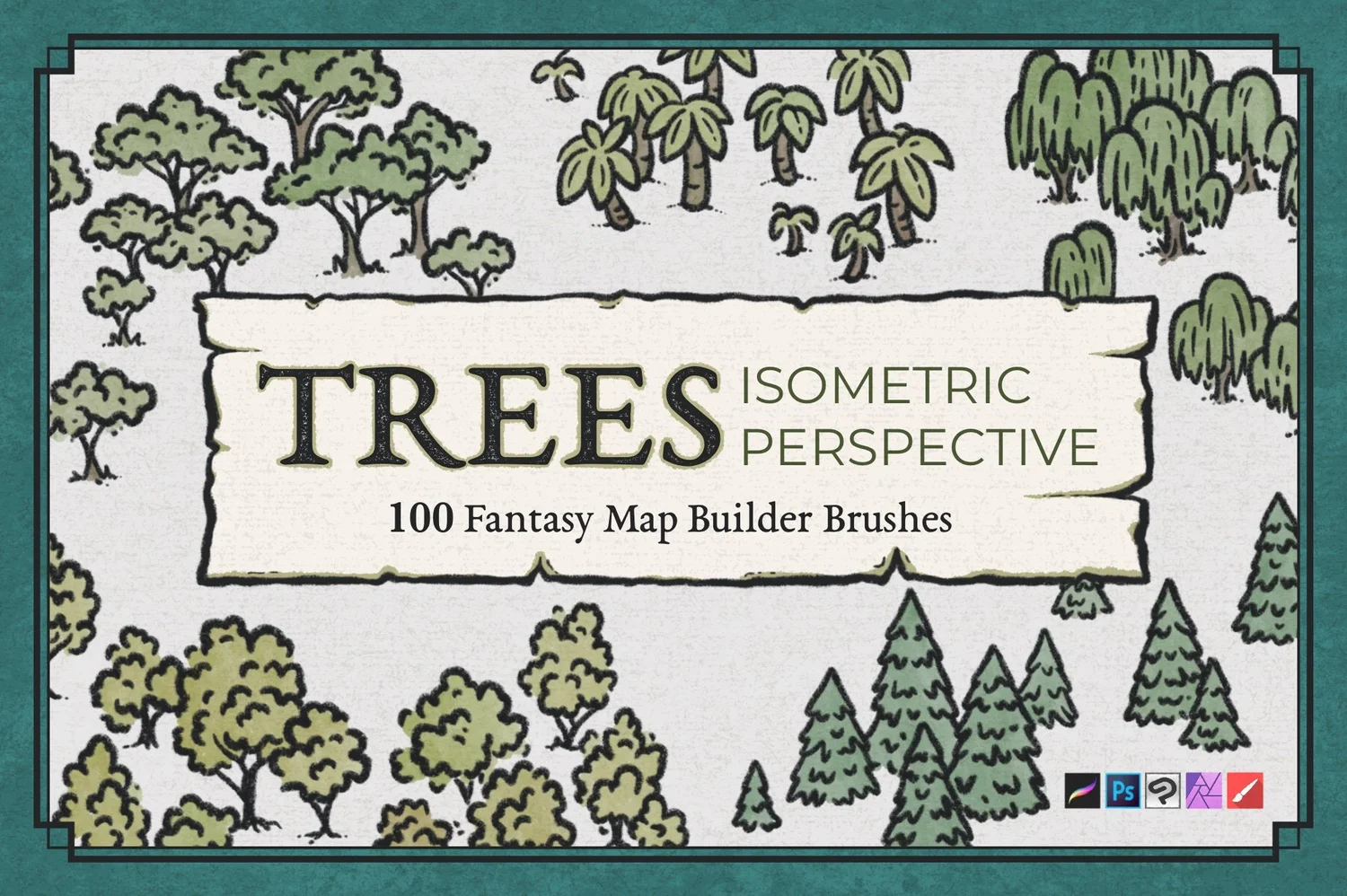 Tree Add On Pack for The Fantasy Map Builder — Map Effects