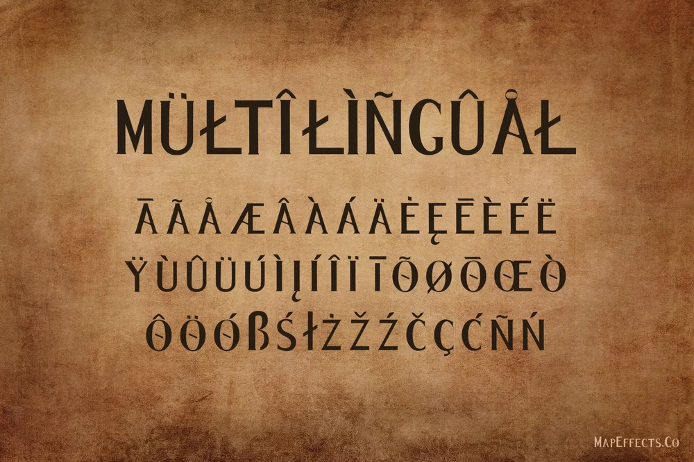 Legendarus - Headline Font for Fantasy Map Builders — Map Effects