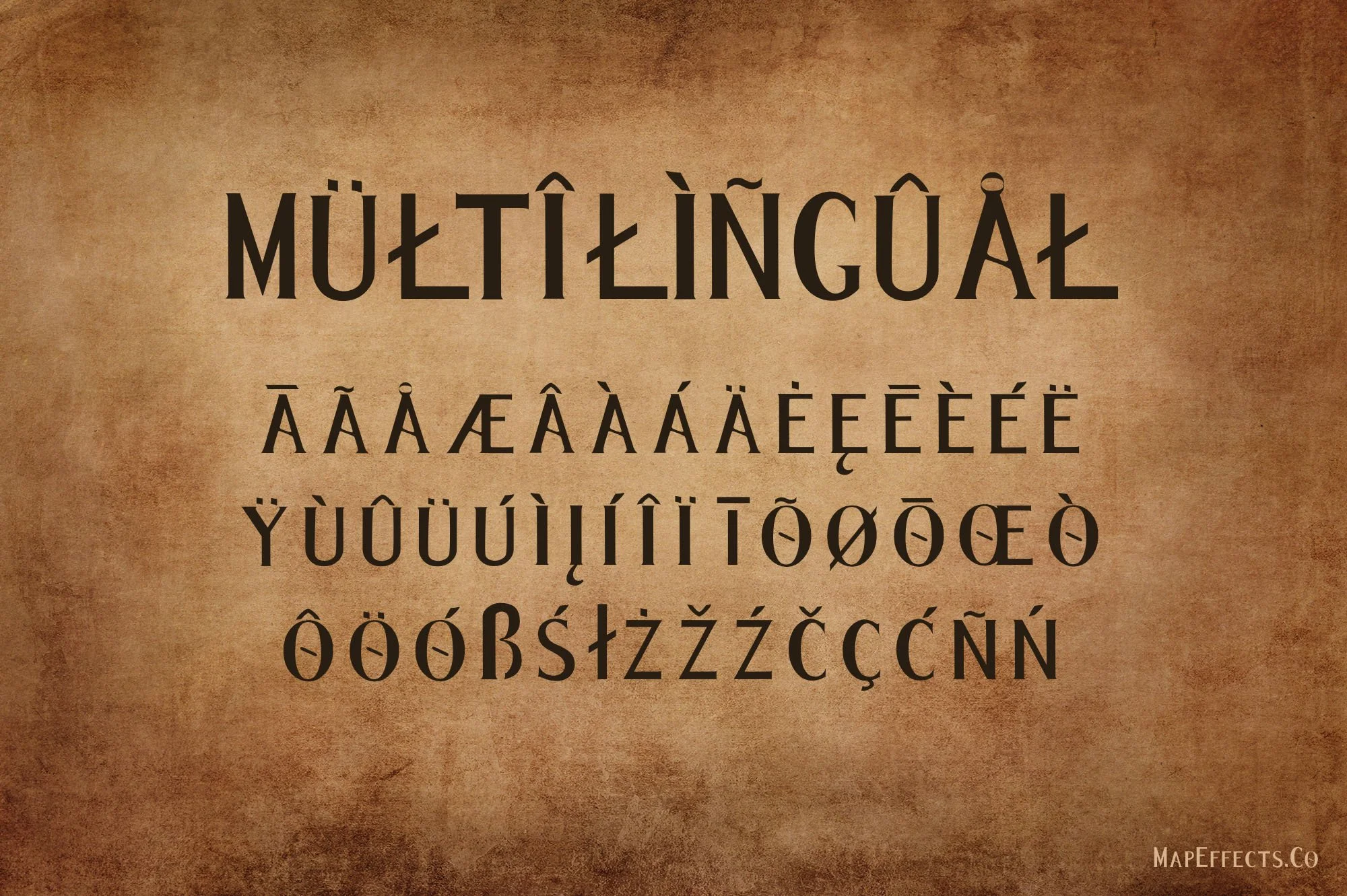 Legendarus - Headline Font for Fantasy Map Builders — Map Effects