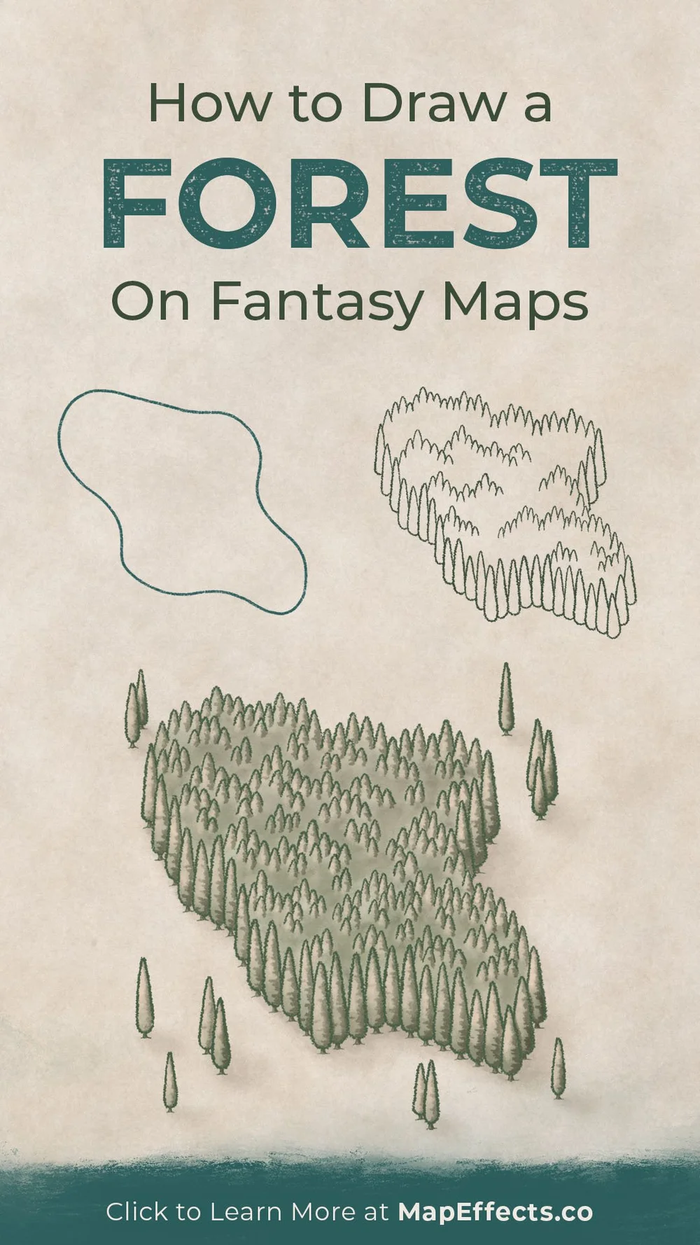 How to Draw a Forest on Your Fantasy Maps — Map Effects