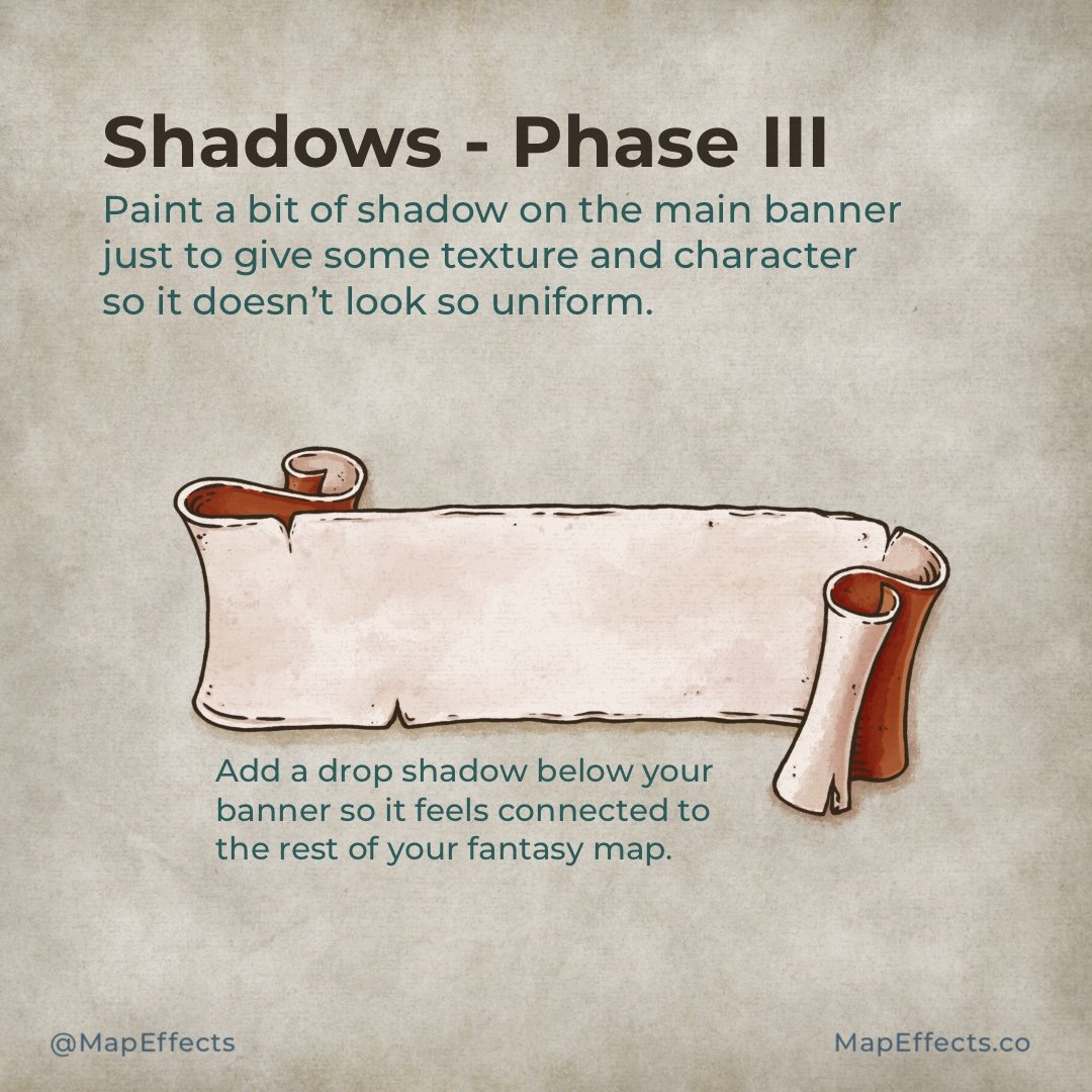 How to Draw Banners on your Fantasy Maps — Map Effects